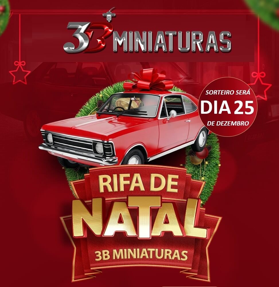 Rifa de Natal - 3B Miniaturas